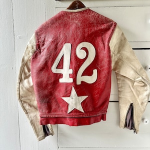 Archival Vintage Custom-made Bates California Leather Cafe Jacket ...