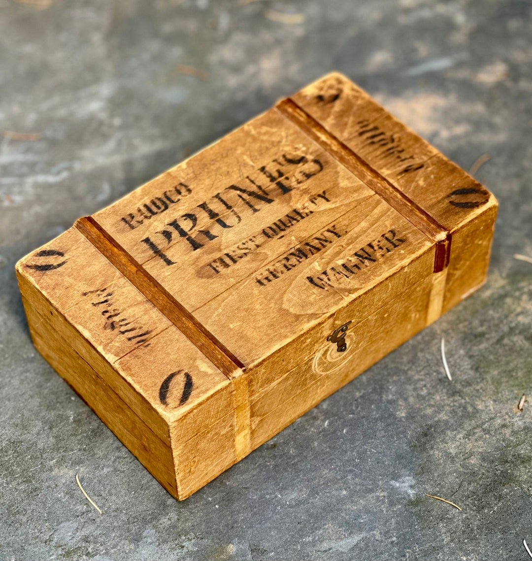 19th Century Prune Box. Yes, I Said It. Cutest Prune Box Ever. Stash ...