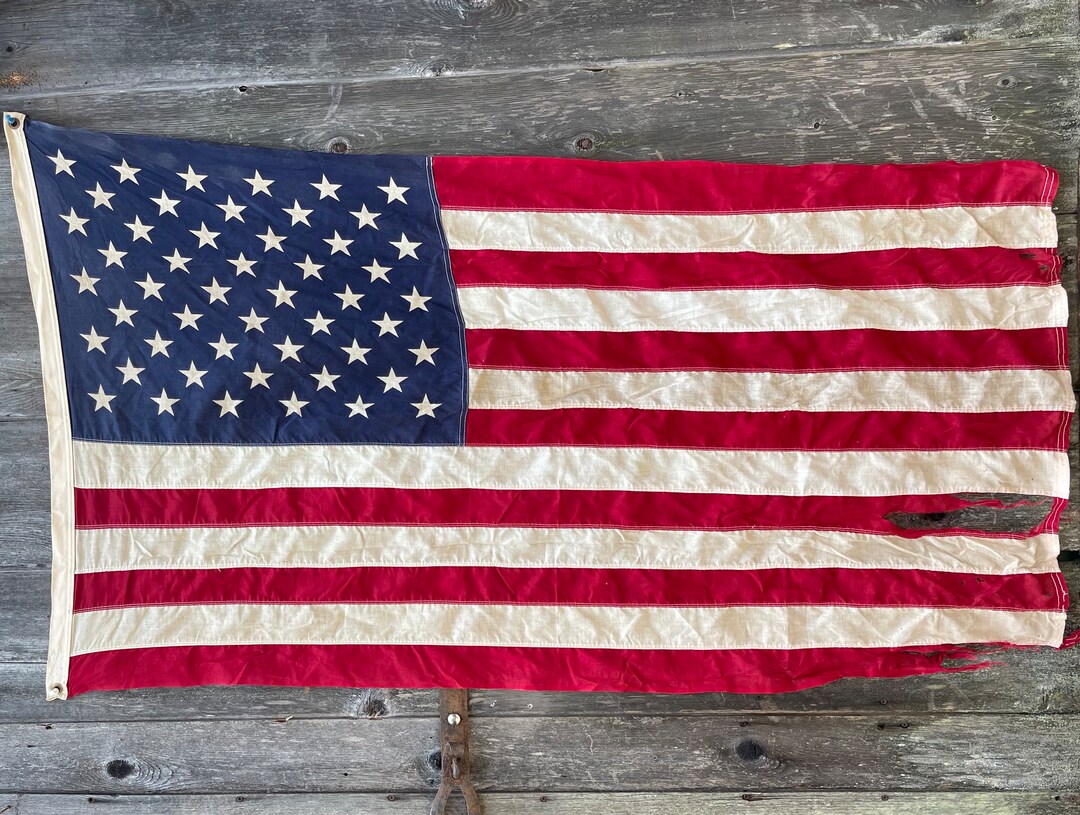 Beautifully Aged and Faded American Flag 1960 Made in USA 5’x3’ - Etsy