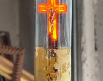 Light Bulb Cross | Etsy
