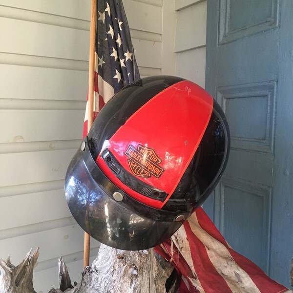 Harley Davidson Half Helmet - Etsy