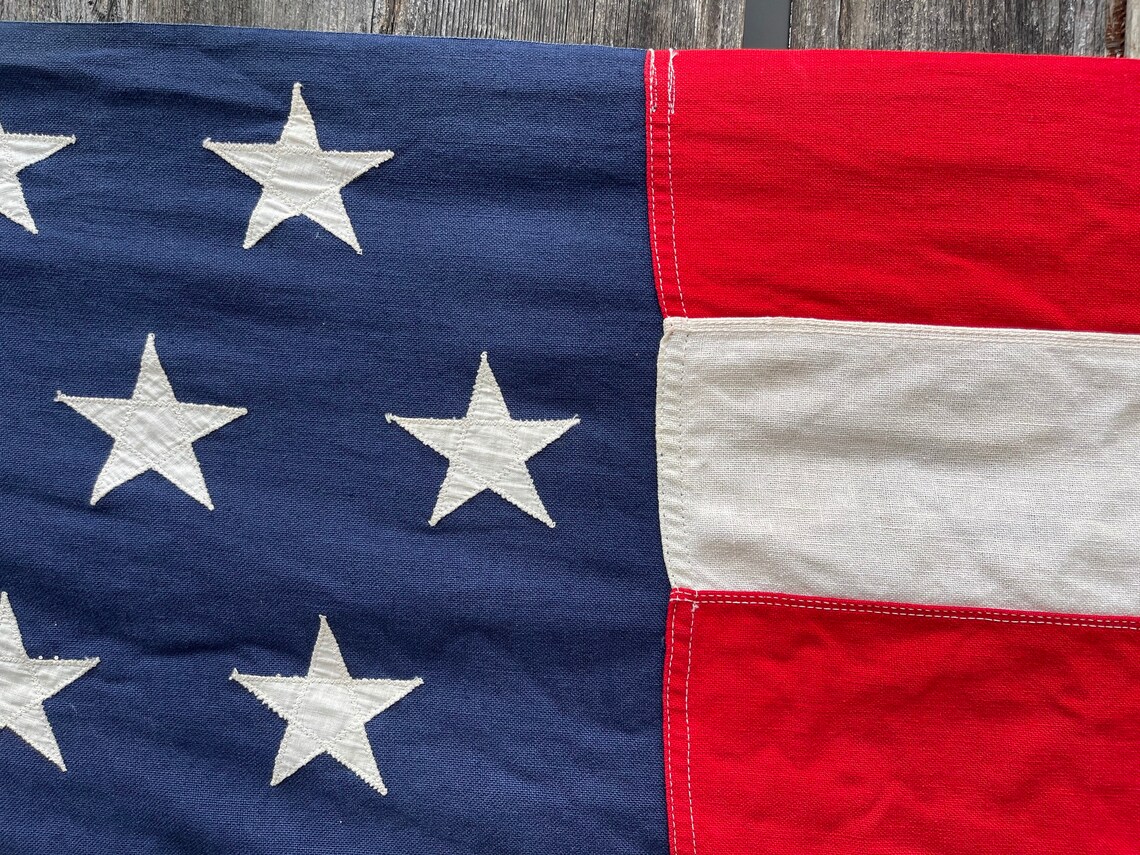 Rare 49 Star American Flag 1959 Sewn Heavy Cotton Great Size. - Etsy