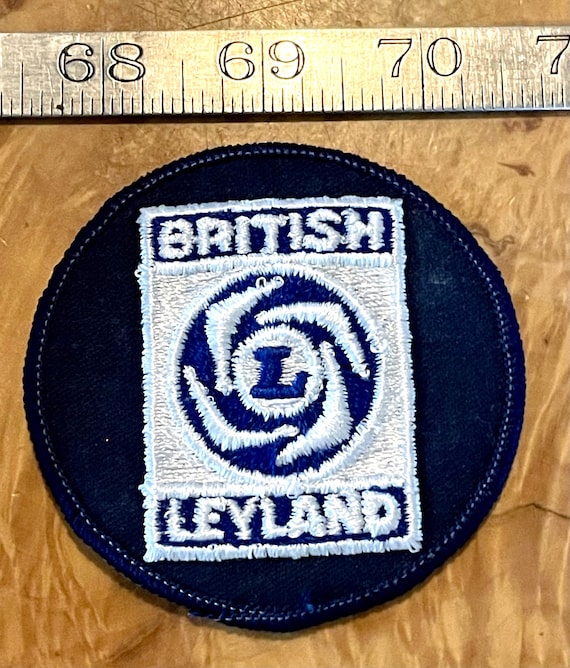 Vintage British Leyland patch nice size.3” check our … - Gem
