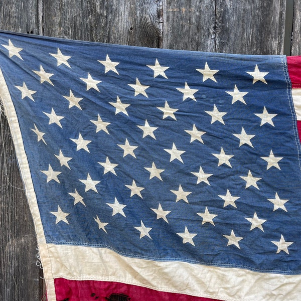 Old Vintage American Flag - Etsy