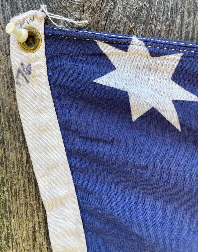 Vintage Bennington Flag Bicentennial American Flag Cotton 1976 - Etsy