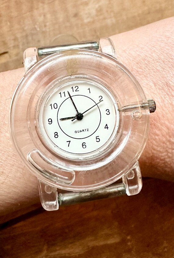 Vintage lucite “water bubble” Quartz wrist watch, wor… - Gem