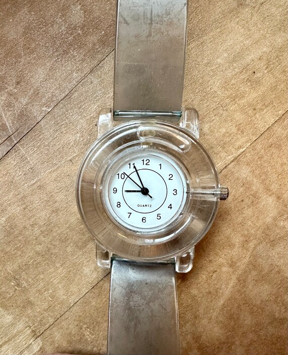 Vintage lucite “water bubble” Quartz wrist watch, wor… - Gem