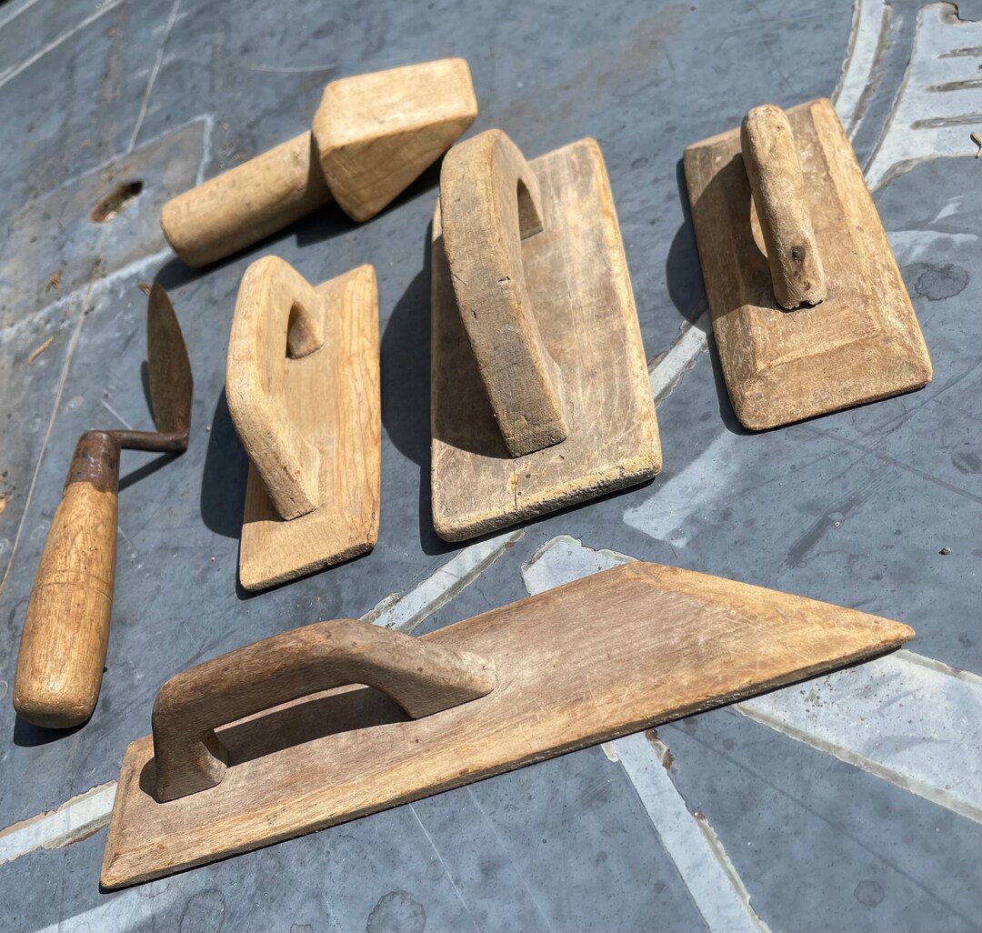An Interesting Antique Set of Miniature Mason Tools Industrial ...