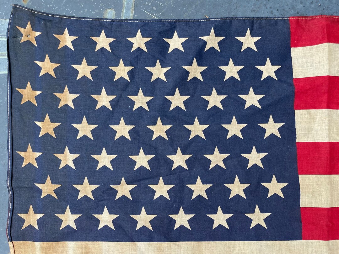 Vintage 49 Star American Flag 1959 SCARCE. One Year Only - Etsy