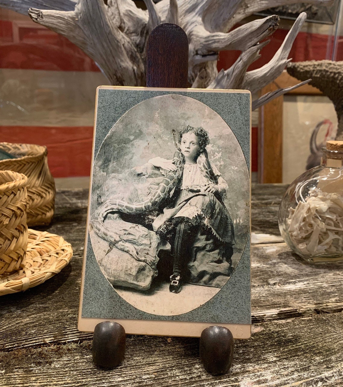 Antique Victorian Cabinet Card Paired With Contemporary | Etsy