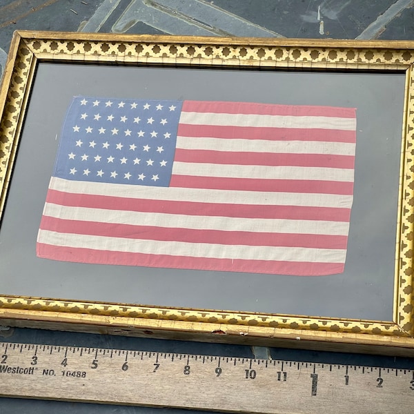 Framed American Flag - Etsy