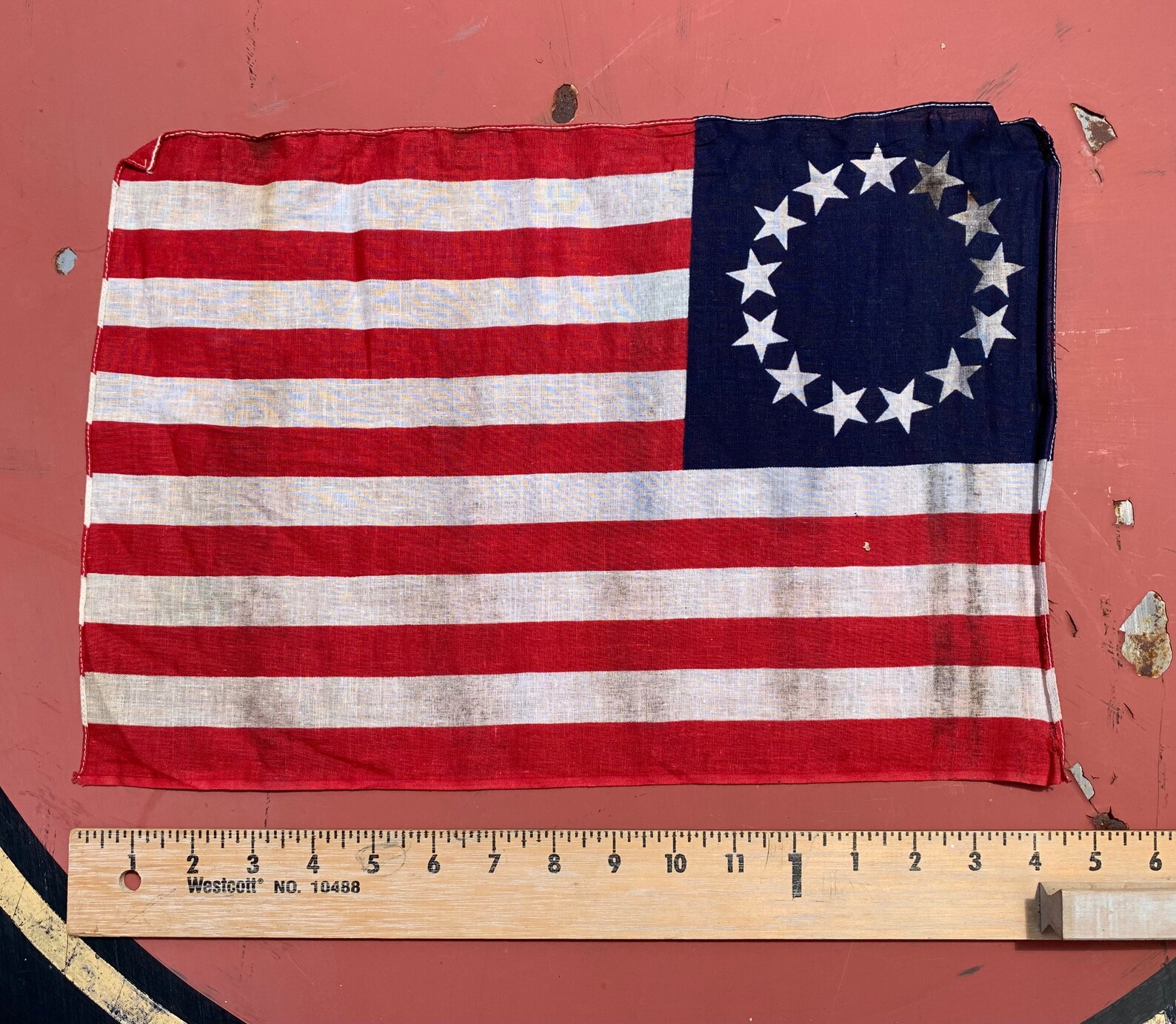 Vintage Cotton Betsy Ross American Revolutionary Flag With - Etsy