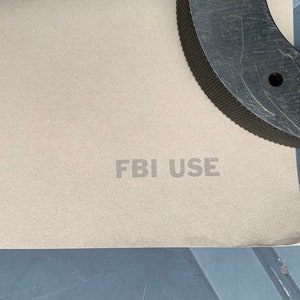 Very Unusual Vintage FBI Paper Target 32 X 20 Pop Art Mcm - Etsy
