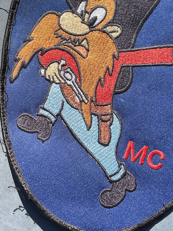 Vintage Custom biker patch 1980 Yosemite Sam MC motor… - Gem