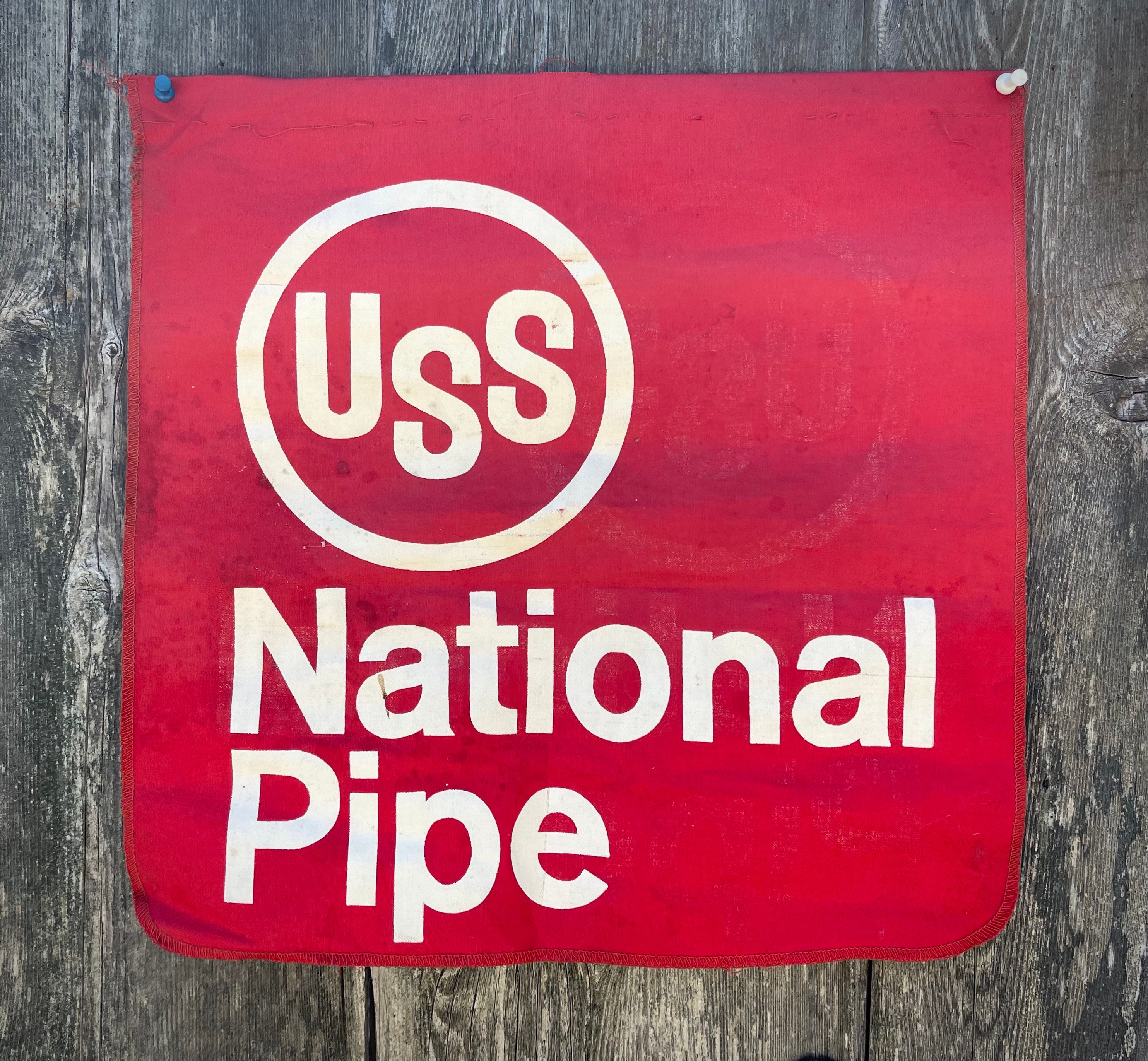 Vintage Industrial USS Pipe Load Flag 1960. Free Shipping US - Etsy