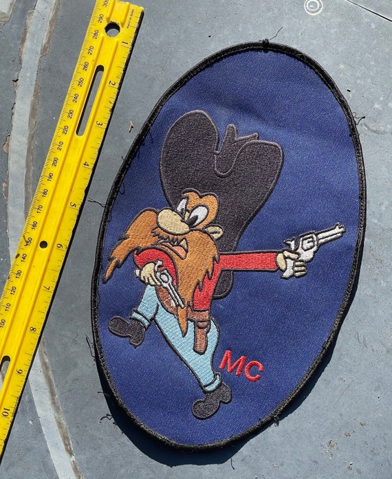 Vintage Custom biker patch 1980 Yosemite Sam MC motor… - Gem