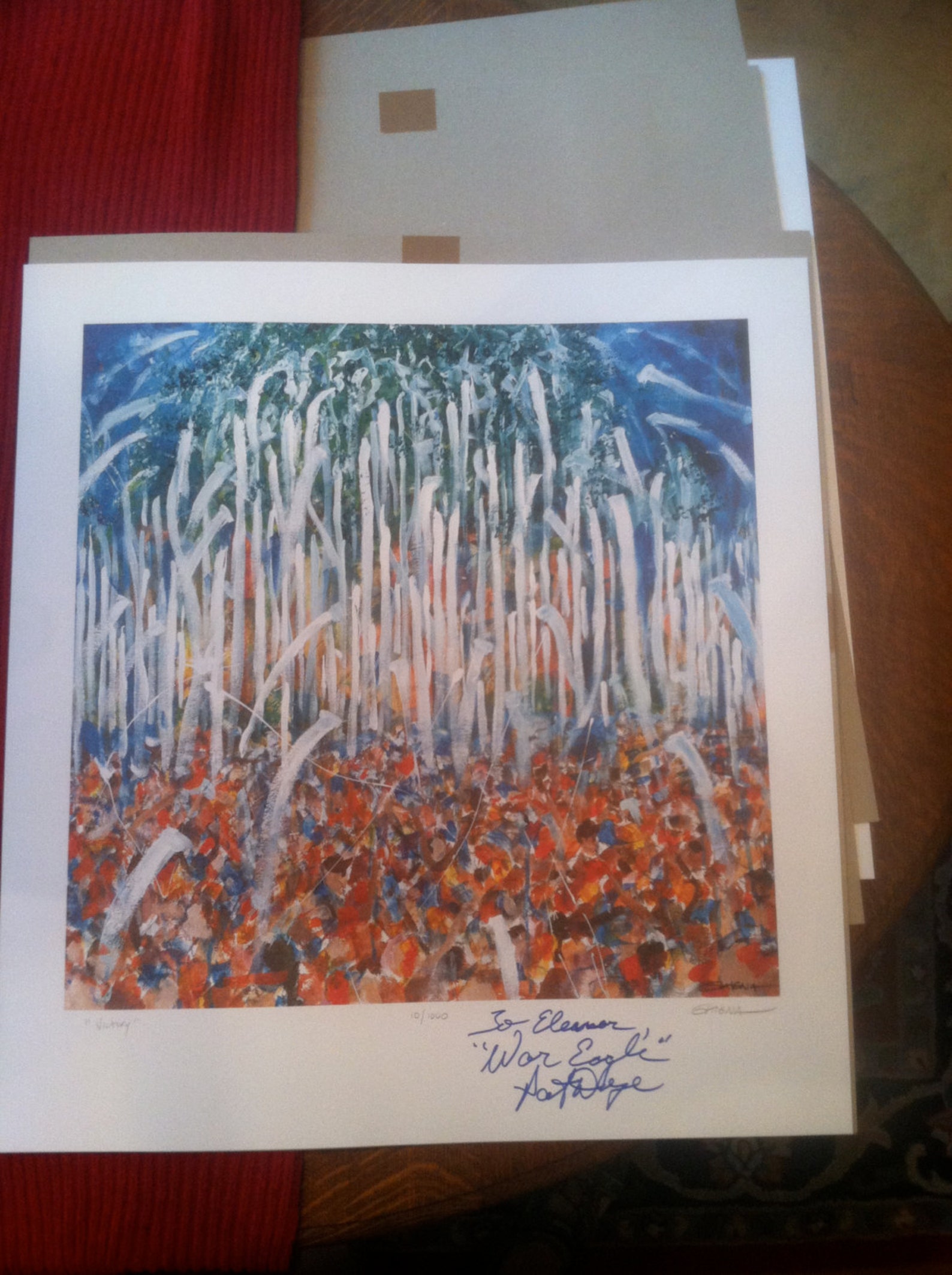 VICTORY at TOOMER'S CORNER Limited Edition Signed and Numbered Art ...