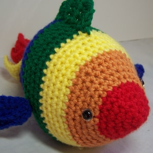 Rainbow Fish Toy Soft Rainbow Fish Stuffed Toy Fish Plush - Etsy UK