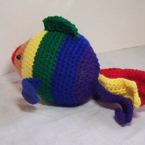 Rainbow Fish Toy Soft Rainbow Fish Stuffed Toy Fish Plush - Etsy UK
