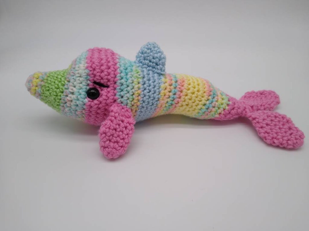 Under the Sea Stuffed Animals, Purple Pufferfish, Rainbow Dolphin ...