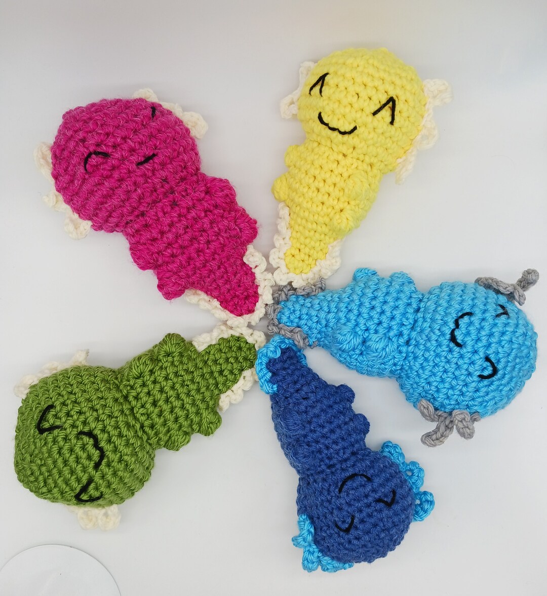 Axolotl Plush, Stuffed Axolotl, Handmade Crocheted Axolotl, Baby ...