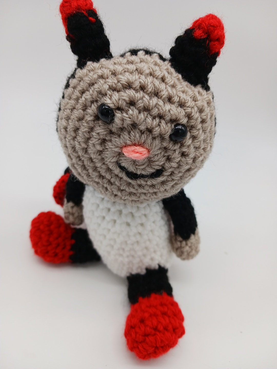 Ladybug Plush Toy, Cute Ladybug Soft Doll, Handmade Crocheted Ladybug ...