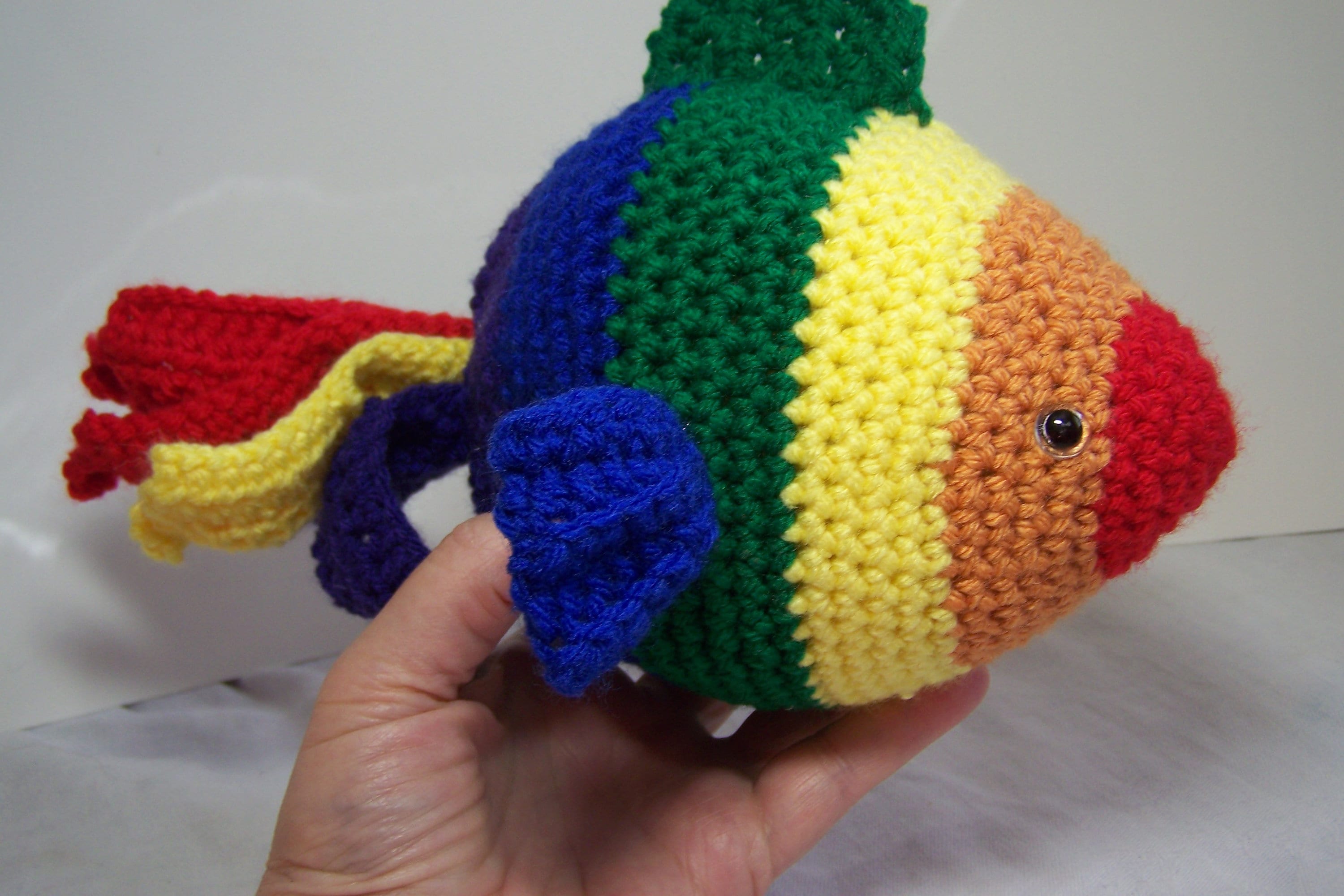 Rainbow Fish Toy Soft Rainbow Fish Stuffed toy Fish Plush | Etsy
