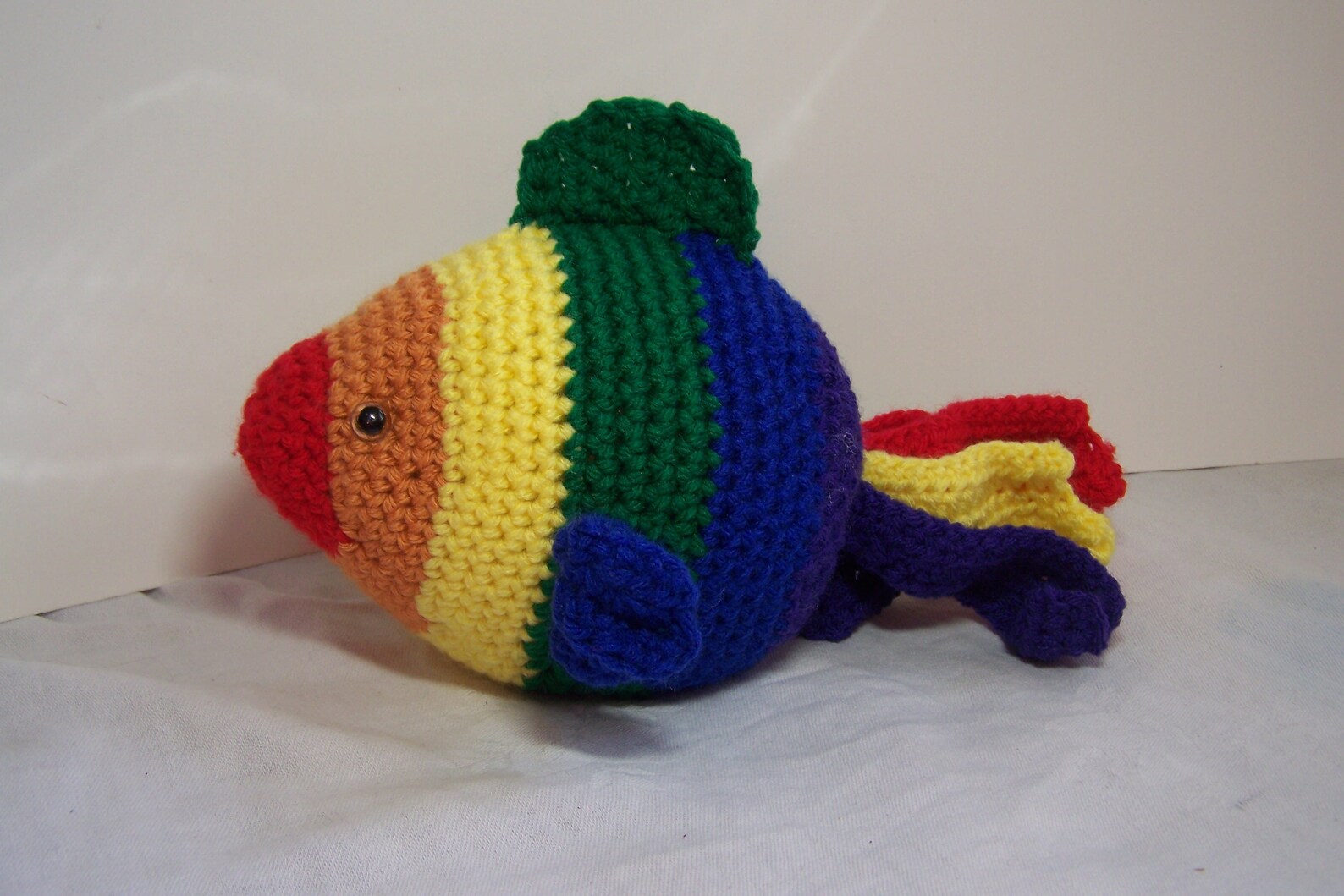 Rainbow Fish Toy Soft Rainbow Fish Stuffed Toy Fish Plush - Etsy UK
