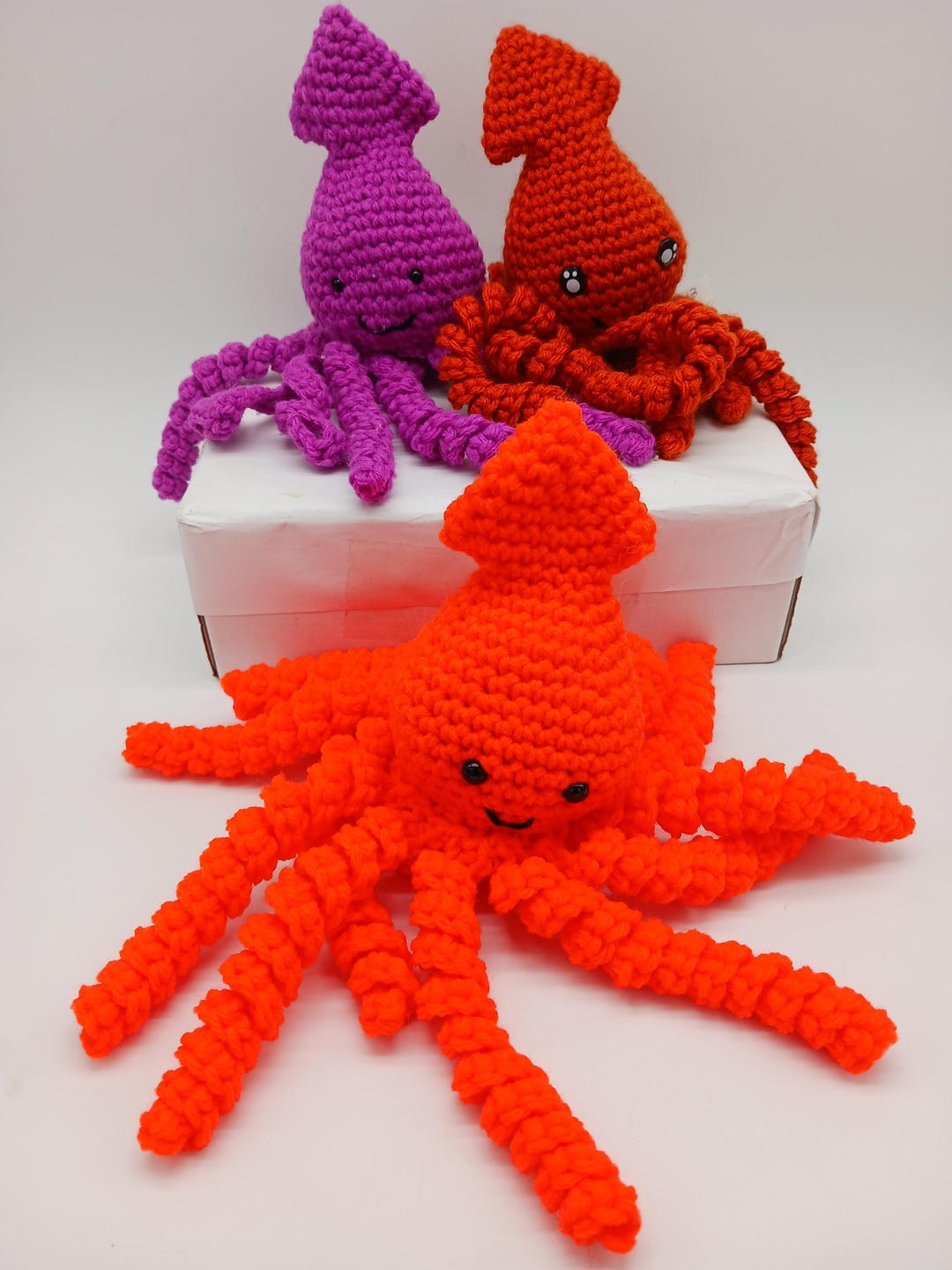 Squid Toys, Colorful Squid Stuffie, Ocean Friends Plush - Etsy