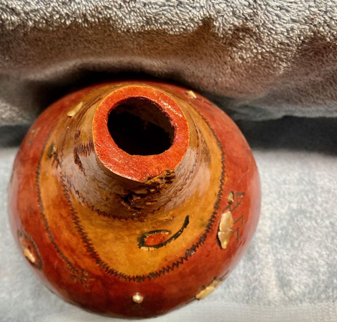 Gourd Ceremonial Native American Design Jug - Etsy