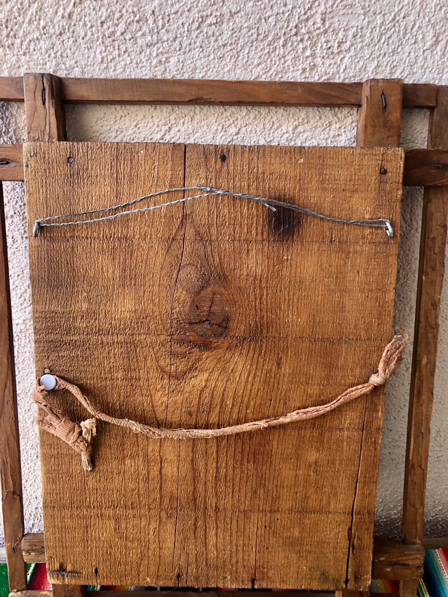 SALE Collectors Vintage Mexican Retablo Sagrada Family / Holy Family ...