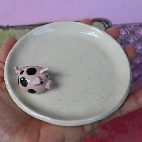 Ceramic Pig Plate - Etsy