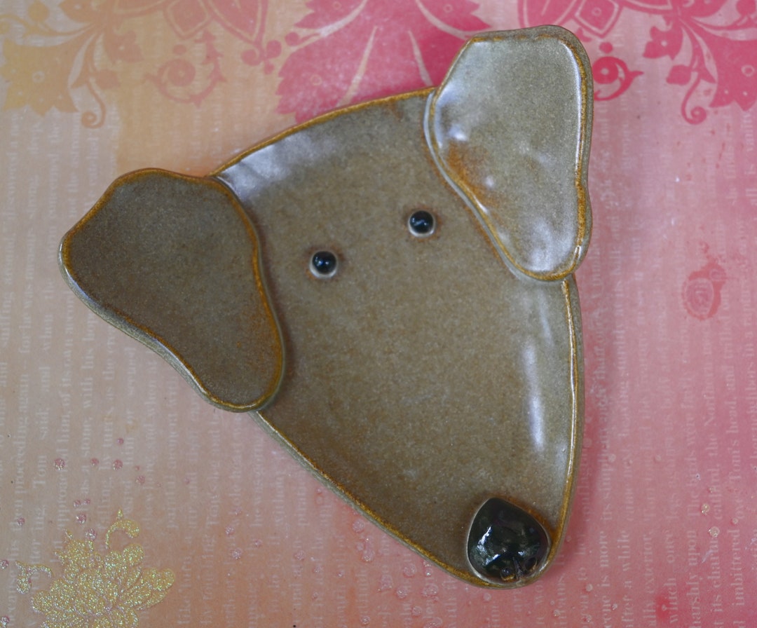 Dog Spoon Rest. Soap Holder. Ring and Jewelry Holder. Weimaraner Plate ...