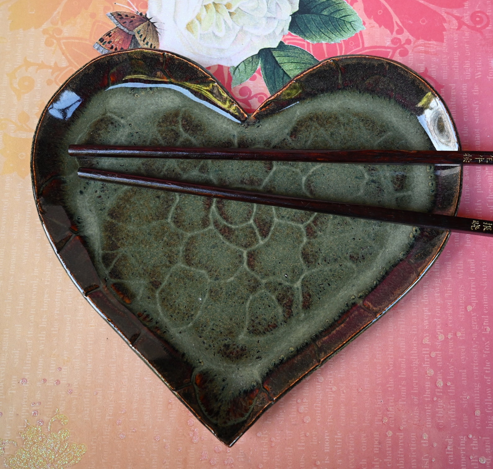 Sushi Heart Plate. Heart Dish. Gift for Her. Heart Soap Holder. House ...