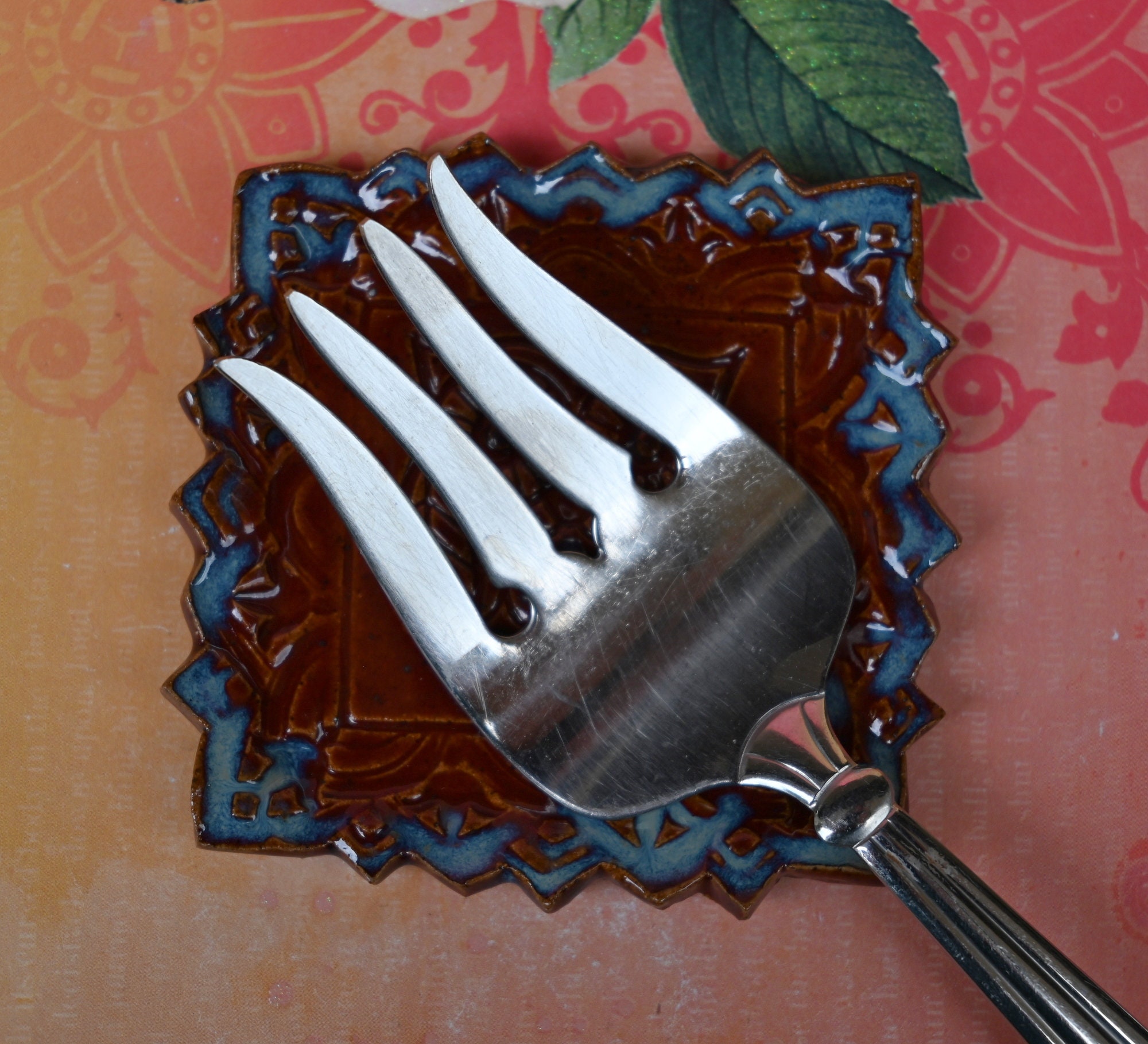 Owl trinket dish. Teaspoon rest. Tea bag rest. Spoon rest. - Etsy.de