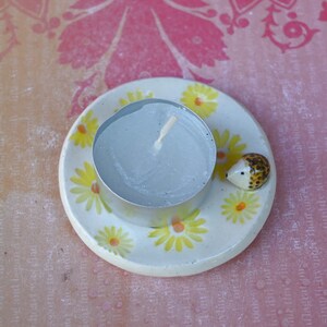 Hedgehog Ring Holder. Daisy Dish. Tea Bag Holder. Teaspoon Rest. Coffee ...