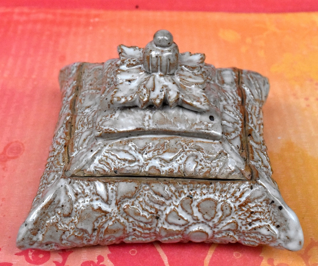 Ceramic Jewelry Box. Ceramic Handmade Box. Keepsake Box. OOAK Ceramic ...