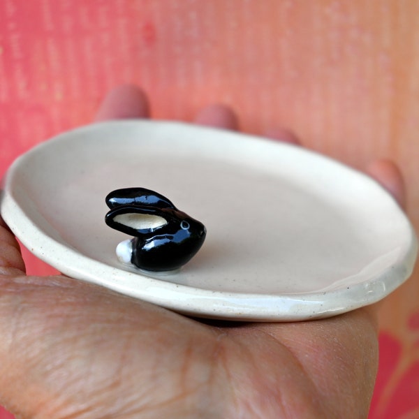 Bunny Dish - Etsy