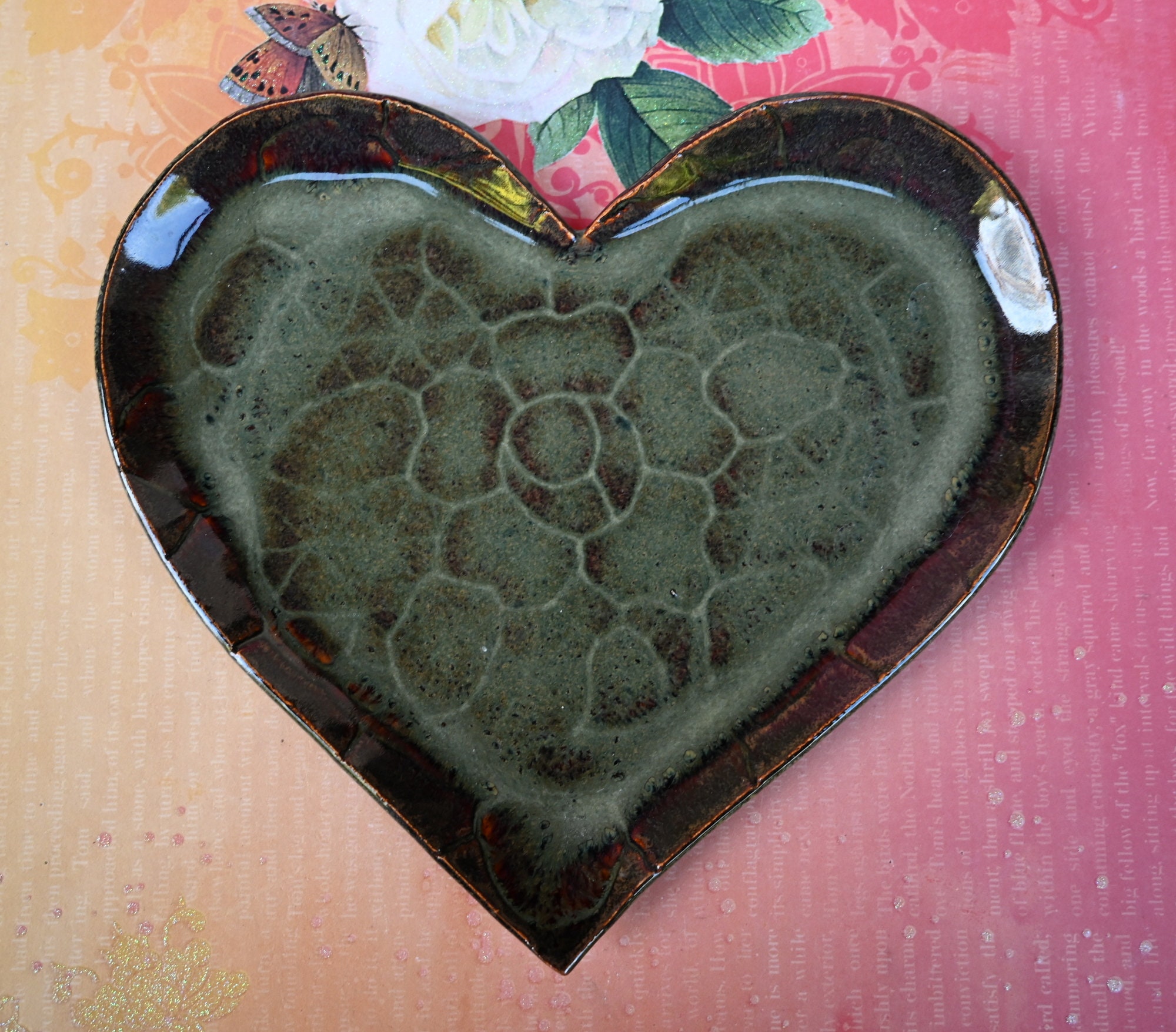 Sushi Heart Plate. Heart Dish. Gift for Her. Heart Soap Holder. House ...