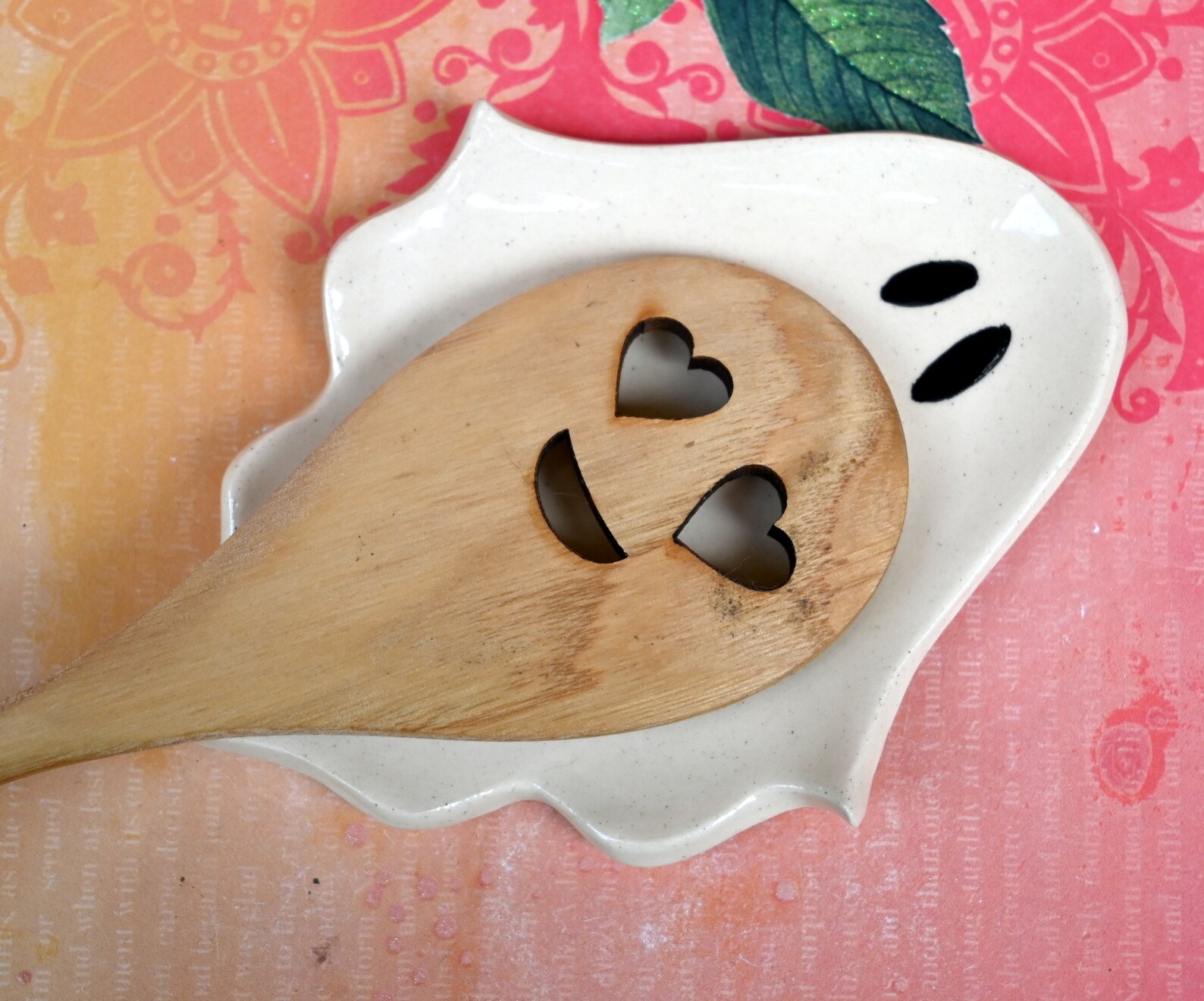 Ghost Spoon Rest. Spooky Soap Holder. Ring Holder. Tea Bag Rest ...