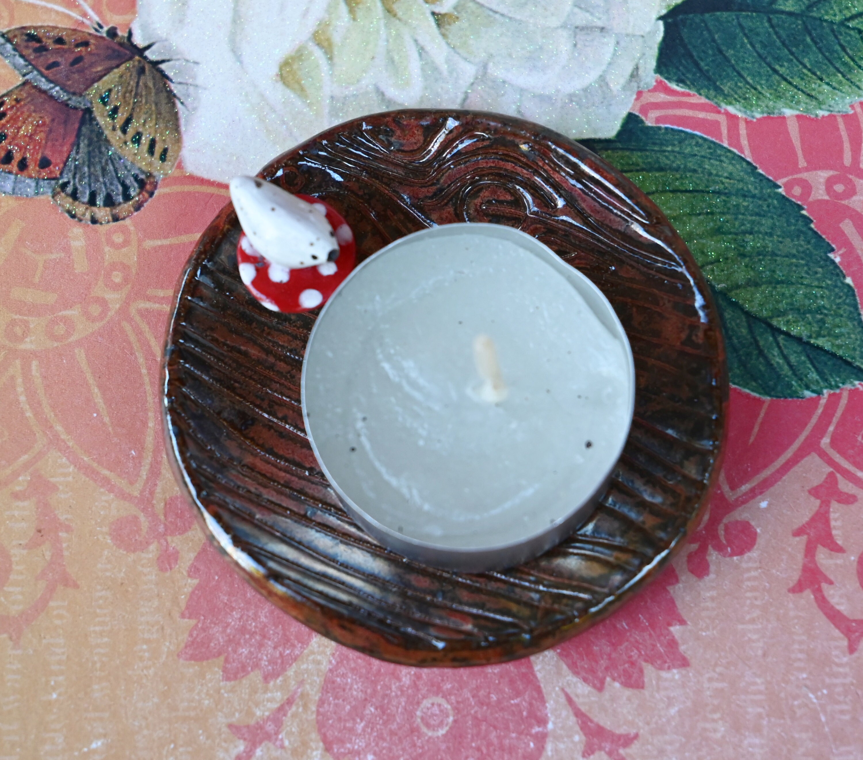 Peace Dove Ring Dish. Mushroom Ring Holder. Tea Bag Rest Teaspoon Rest ...