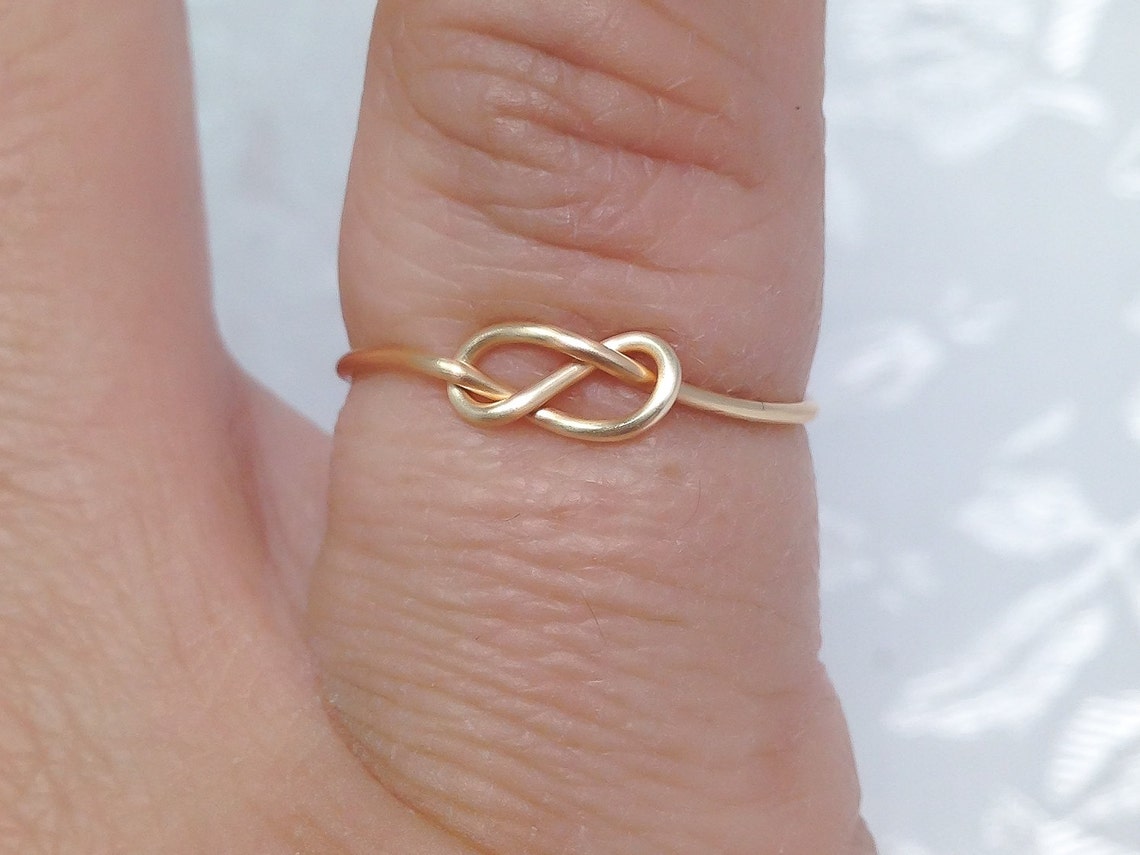 Knot Ring Infinity Knot Ring Dainty Knot Ring Small Knot - Etsy