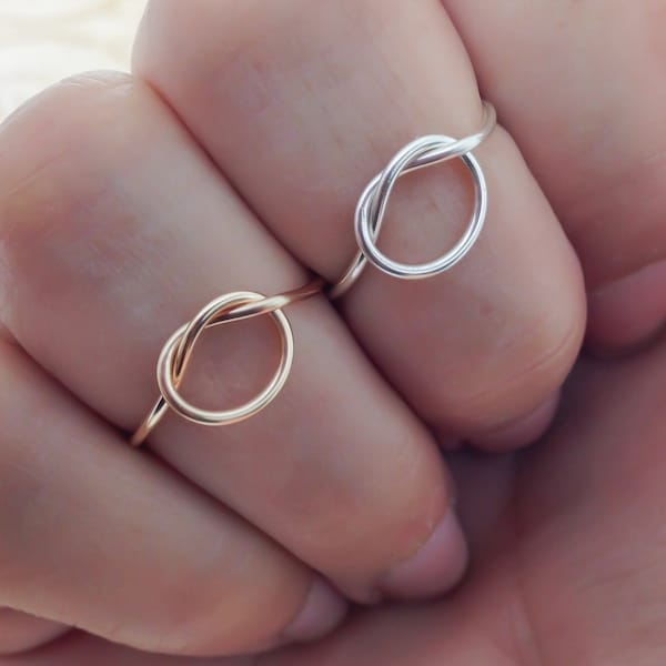 Infinity Knot Ring - Etsy