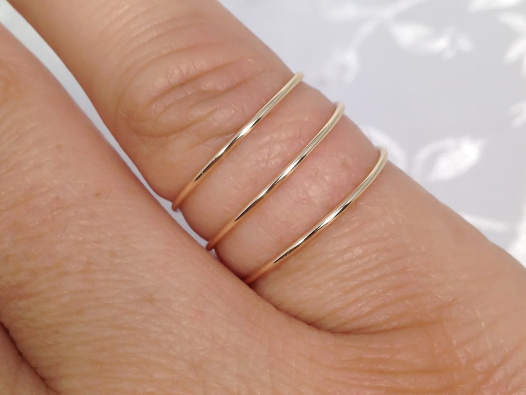 Spiral Ring, Tri Ring, 3 Ring Look, Reversible Ring, Adjustable Ring ...