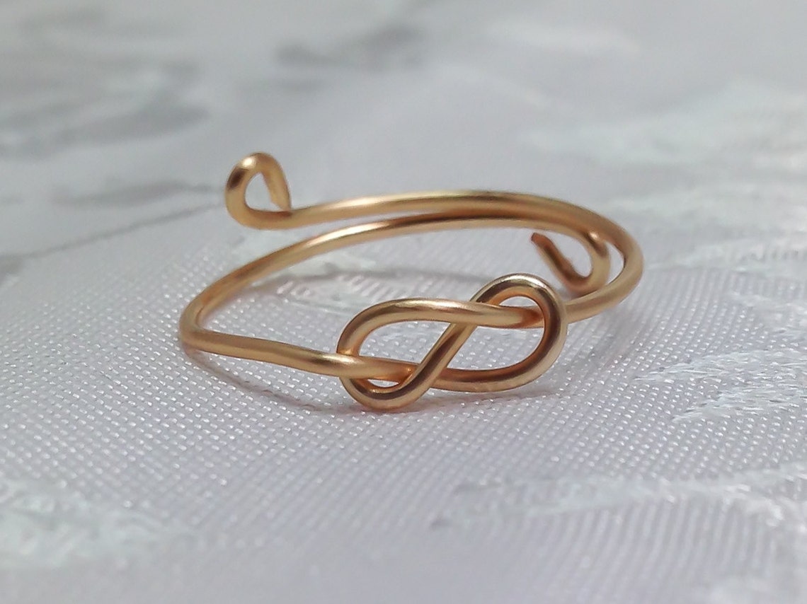 Knot Ring Infinity Knot Ring Dainty Knot Ring Small Knot - Etsy