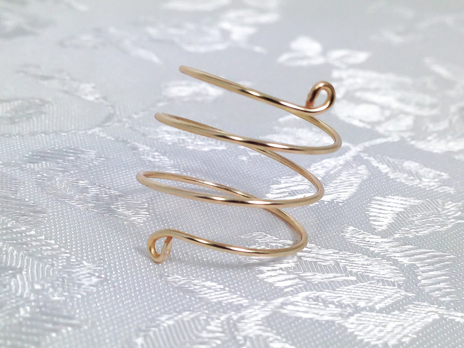 Spiral Ring Tri Ring 3 Ring Look Reversible Ring - Etsy