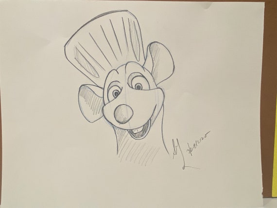 Remy Ratatouille Drawing