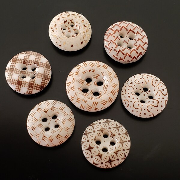 Antique Buttons - Etsy