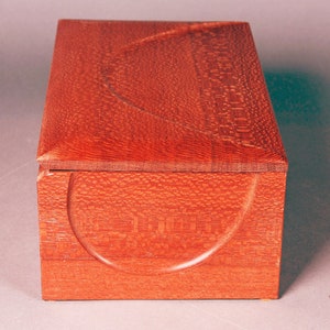 Contemporary Wood Jewelry Box - J2exlw - in Leopardwood by Ron Lentz - Etsy