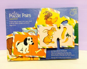 Animal puzzles | Etsy